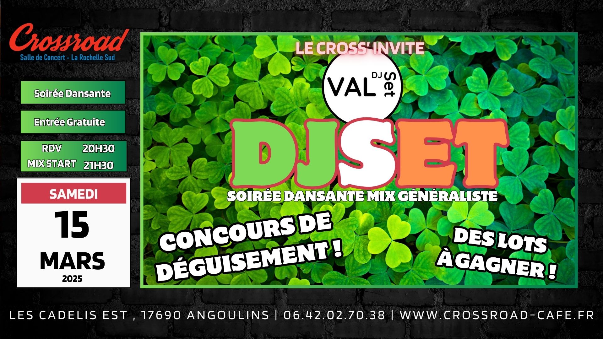 PROGRAMMATION - Crossroad - La Salle de concert
